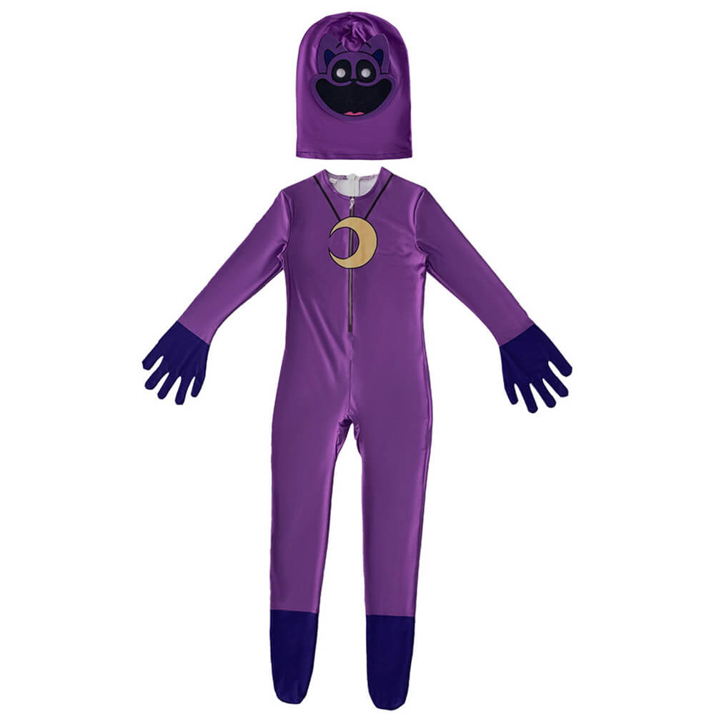 Catnap Costume Smiling Critters Cosplay Outfit Catnap Zentai and Mask ...